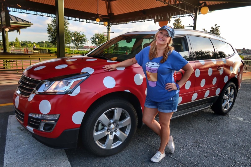 Disney World taxi Minnie Van 11 - Living By Disney